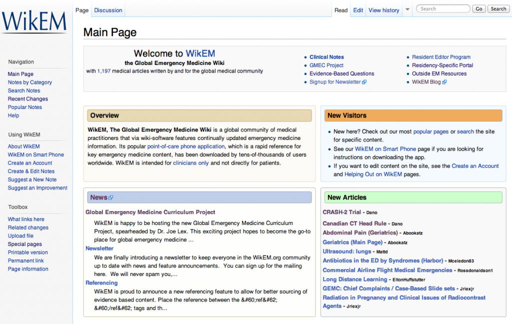 Redesign – WikEM Blog